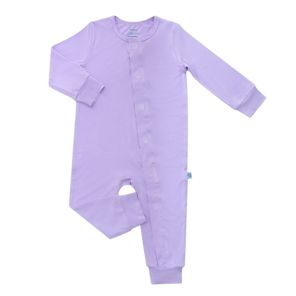 Zeno Bear Magnetic Bamboo Romper (Solid Color) 12 to 18M