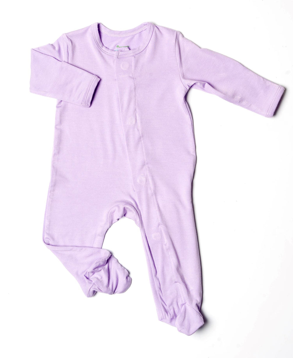 Zeno Bear Magnetic Bamboo Romper (Solid Color) NB to 9M